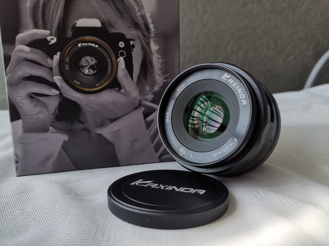 Kaxinda 35mm f/1.6 Standard Manual Prime Lens for Olympus and Panasonic M4/3 Mirrorless Camera ...