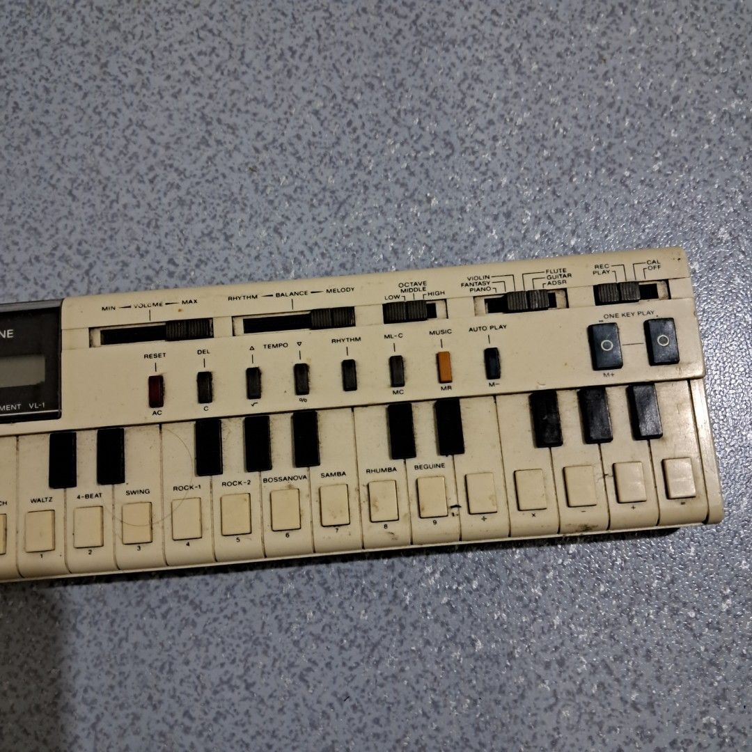 Keyboard Piano Casio VL Tone asli vintage Jadul Hidup Suara Tdk Ada ...
