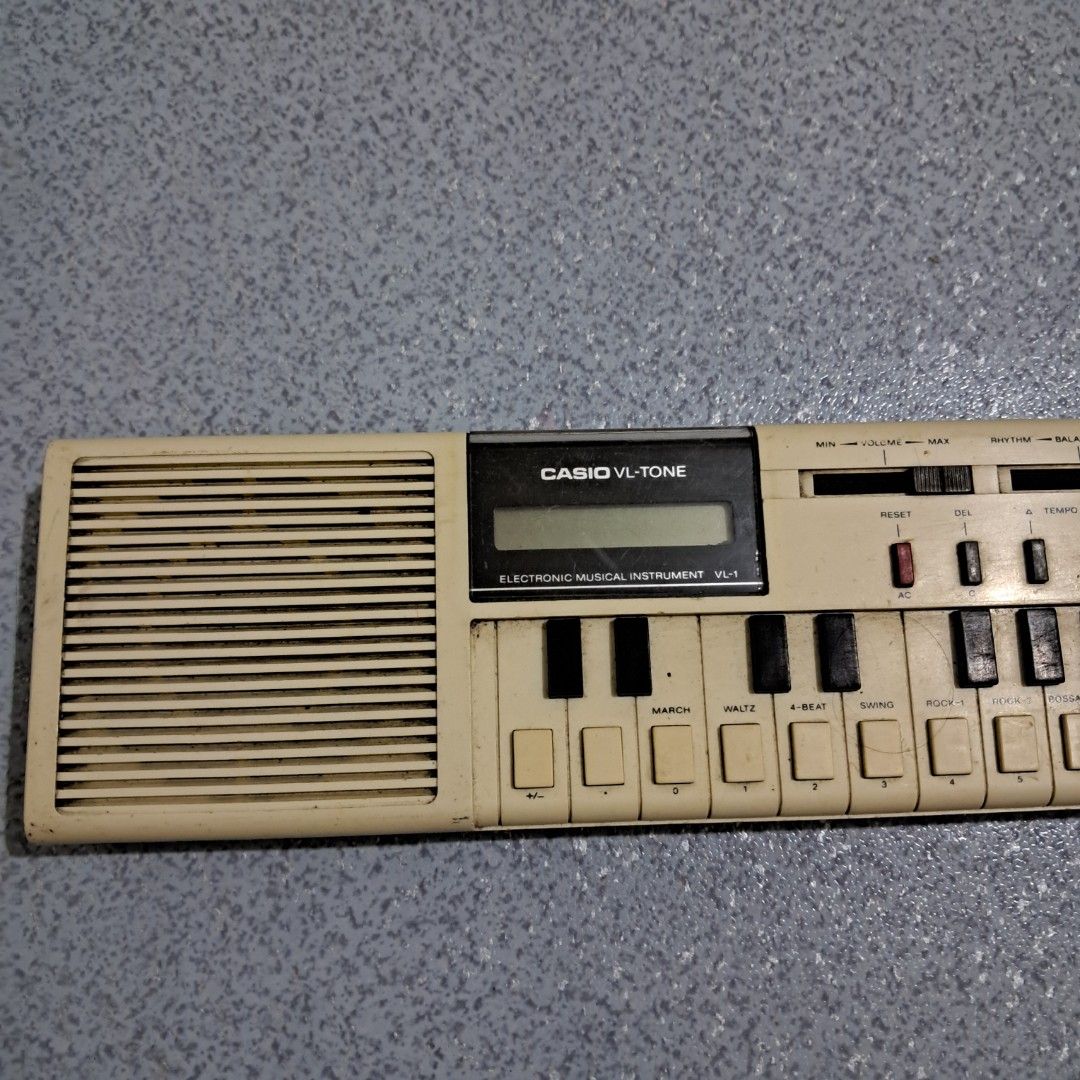 Keyboard Piano Casio VL Tone asli vintage Jadul Hidup Suara Tdk Ada ...