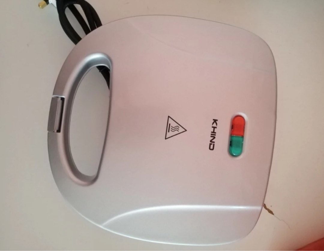 Khind Sandwich Maker Sandwich Toaster with Non Stick Coating ST810, TV ...