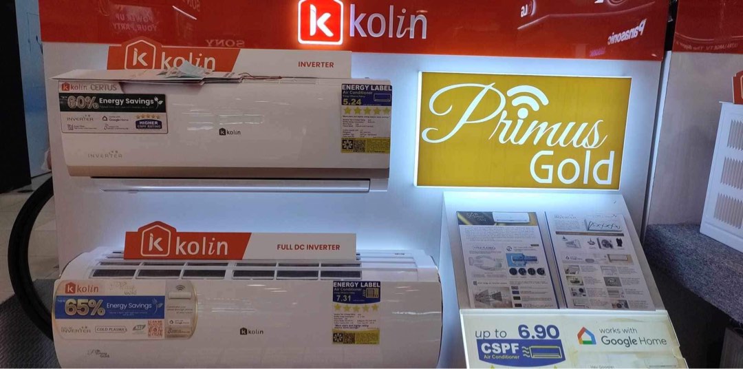 KOLIN SPLIT TYPE INVERTER AIR CONDITIONER, TV & Home Appliances, Air ...