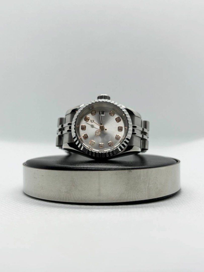 Custom Made Ladies Automatic SEIKO MOD Datejust 26mm NH05, Women's ...
