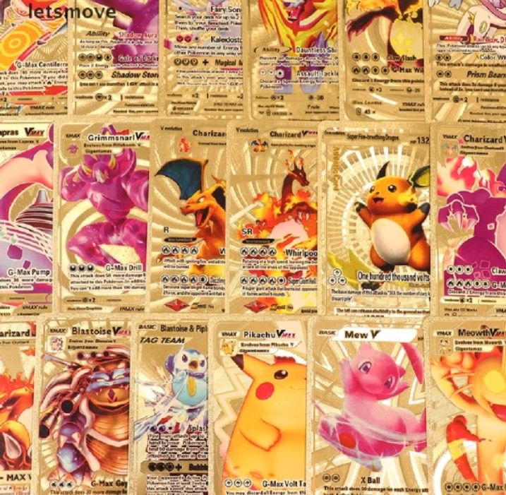 [Last Set][Extremely Rare] 54 pieces of Pokemon Cards Metal Gold Vmax ...