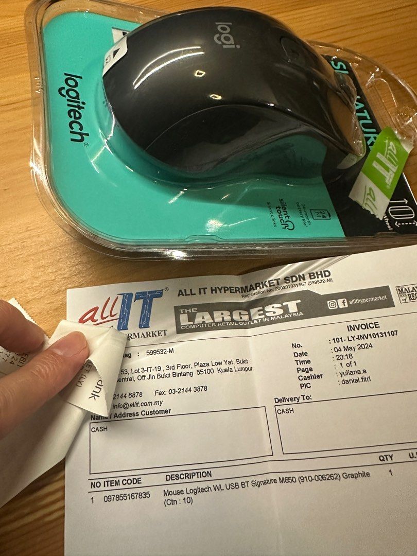 Logitech Signature M L Mouse Bluetooth Wireless With Smart Wheel Computers Tech Parts