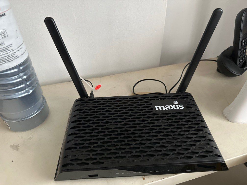 Maxis Aminia MA131 Router Modem 4G Fibre Fiber Optic + Simcard Dual Band Wireless Home Broadband ...