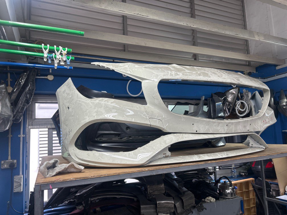 Mercedes CLA 180 front bumper, Car Accessories, Accessories on Carousell