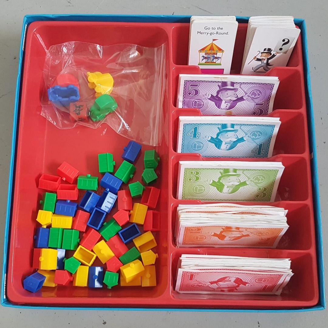 Monopoly Junior, the Roller Coaster Money game, Hasbro, Original ...