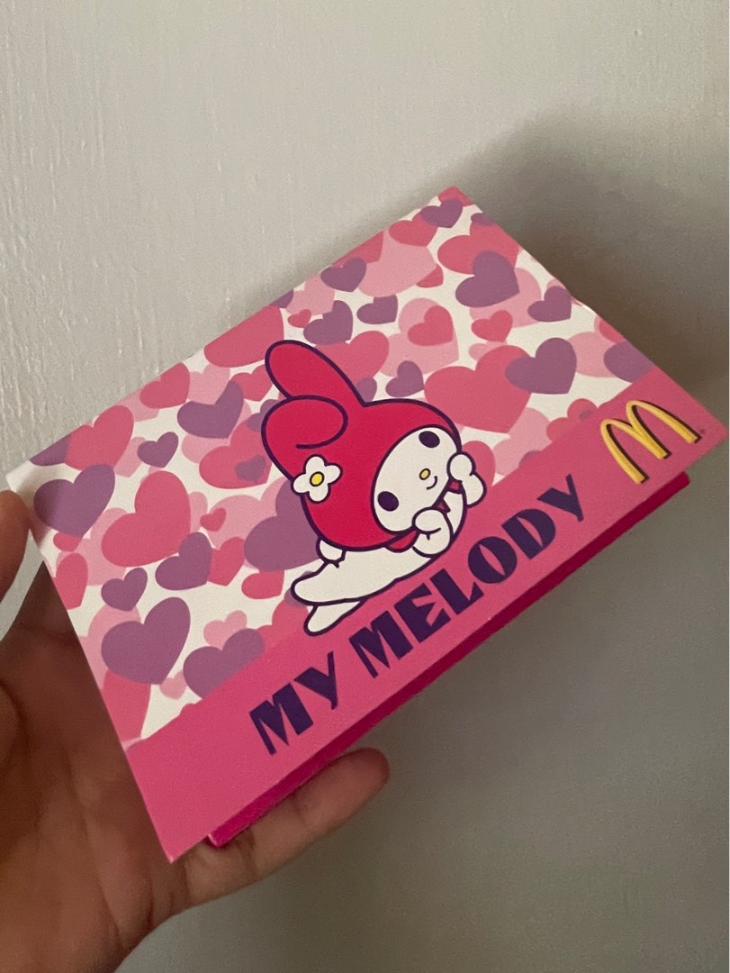 My melody compact notepad (thick) Mcdo sanrio, Hobbies & Toys ...