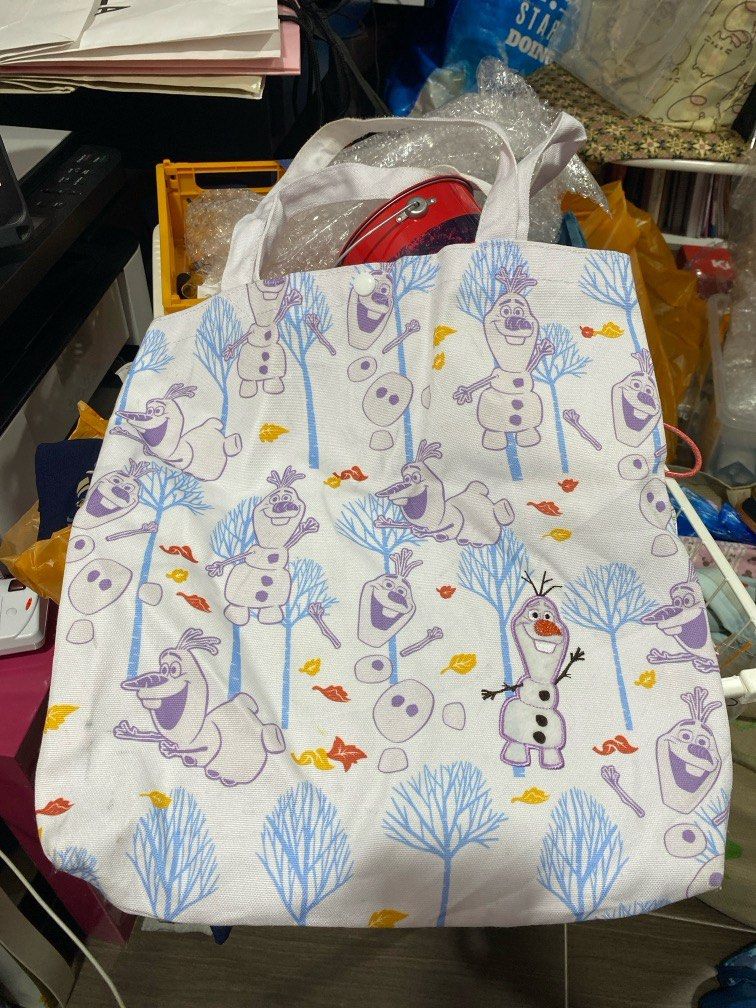 Olaf Disney Frozen Tote Bag, Women's Fashion, Bags & Wallets, Tote Bags ...