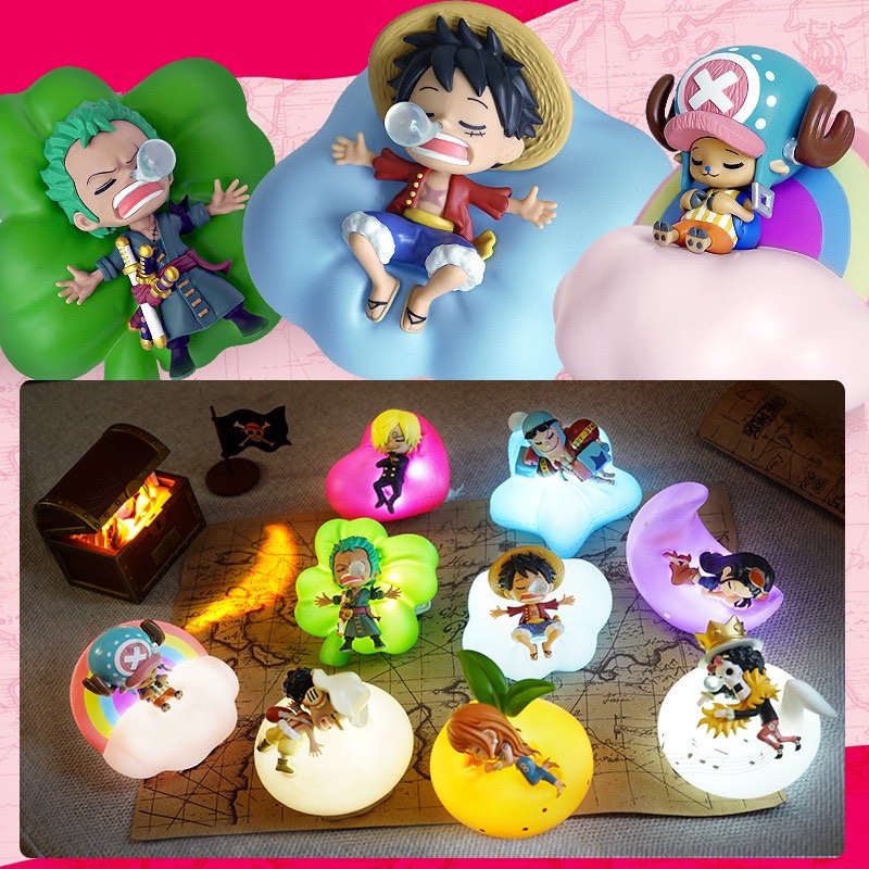 One Piece Sweet Dreams Night Light/Usopp/Franky/Luffy/Chopper/Zoro/Lulu ...