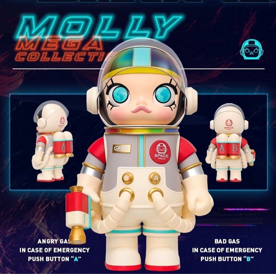 PO: Popmart Mega Space Molly Girl From Earth 400%, Hobbies & Toys, Toys ...