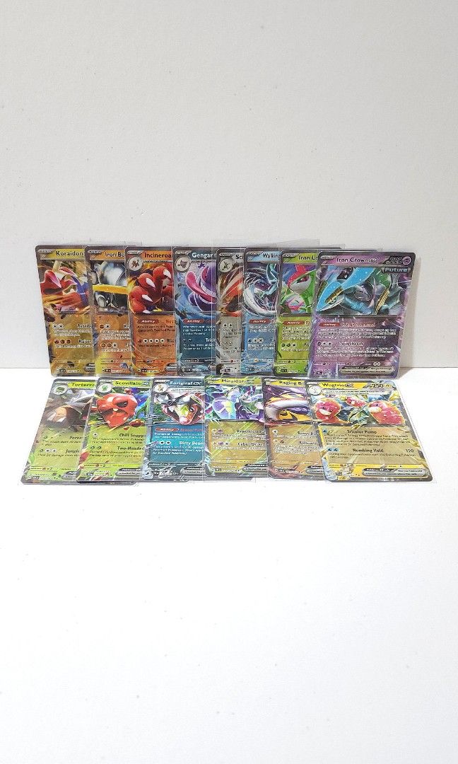 Pokemon TCG Temporal Forces TEF EX singles! Iron Crown Gengar Iron ...