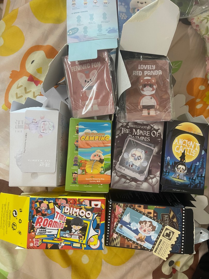 Popmart Skullpanda Bob Labubu Dimoo, 興趣及遊戲, 玩具 & 遊戲類 - Carousell