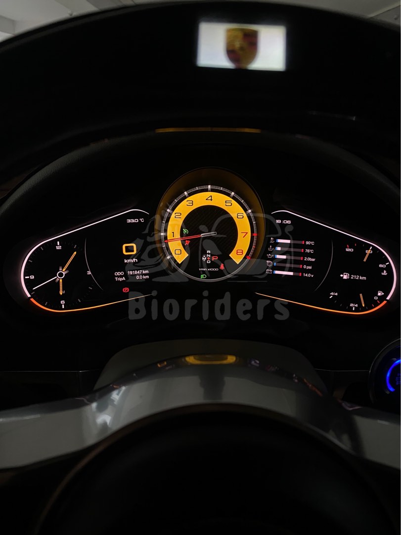 Porsche boxster cayman 718 Macan Panamera Cayenne digital cluster ...