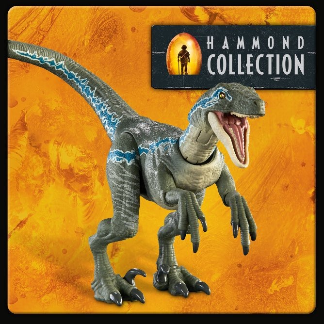 Hammond Collection Jurassic World Velociraptor BLUE, Hobbies & Toys ...