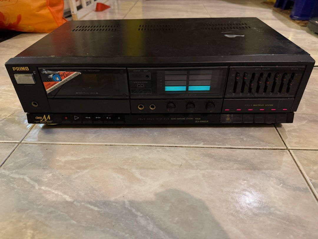 Primo stero cassette deck & amplifier, Audio, Soundbars, Speakers & Amplifiers on Carousell