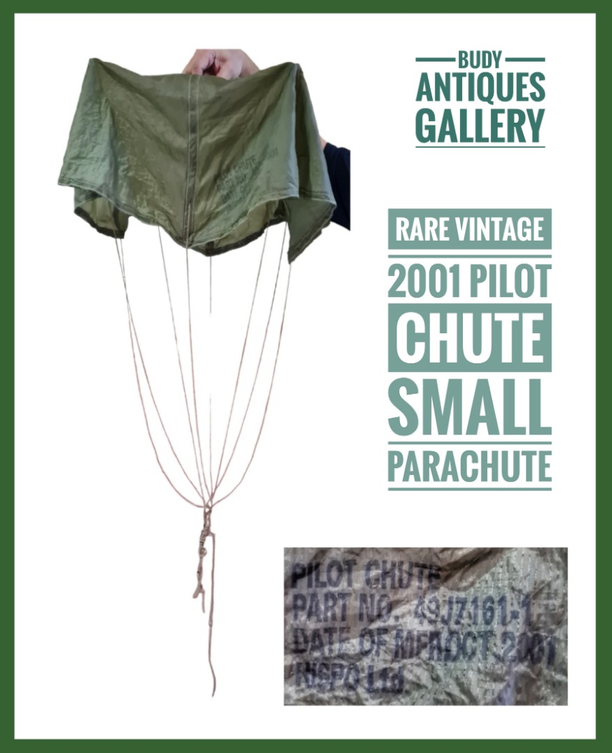 Rare 2001 Pilot Chute Small Parachute, Antik, Lainnya di Carousell