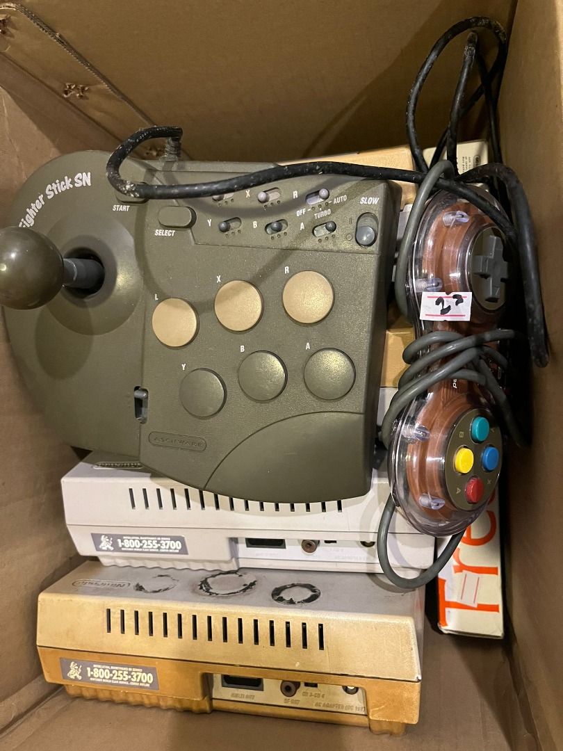 rare snes super nintendo sfc controller original asciiware fighter ...