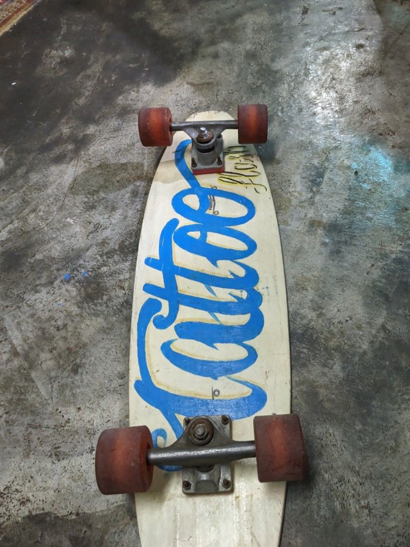 RARE Vintage Flexdex Cruiser Skateboard Surfskate White Fiberglass ...