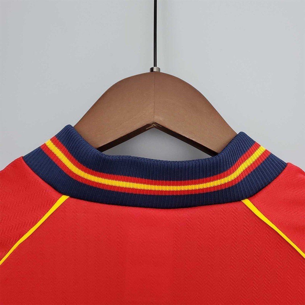 Retro 1998 Spain Home Jersey, Men's Fashion, Tops & Sets, Tshirts ...