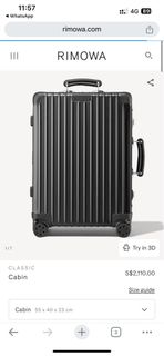 33L RIMOWA Classic Flight Cabin S, Hobbies & Toys, Travel, Luggage on Carousell