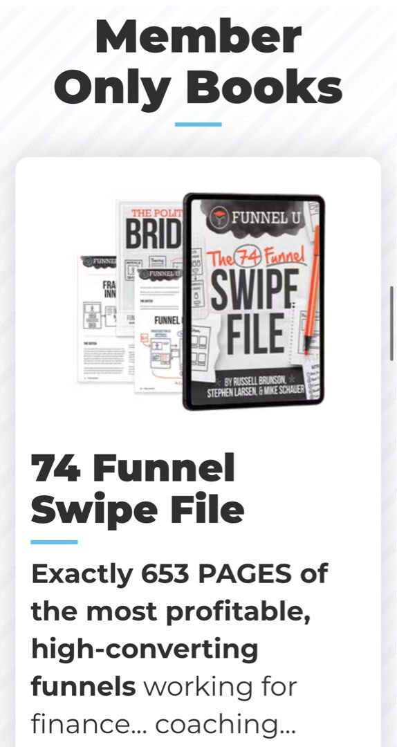 🎯Russell Brunson’s 74 Funnel Swipe File To Make More Money, Hobbies ...
