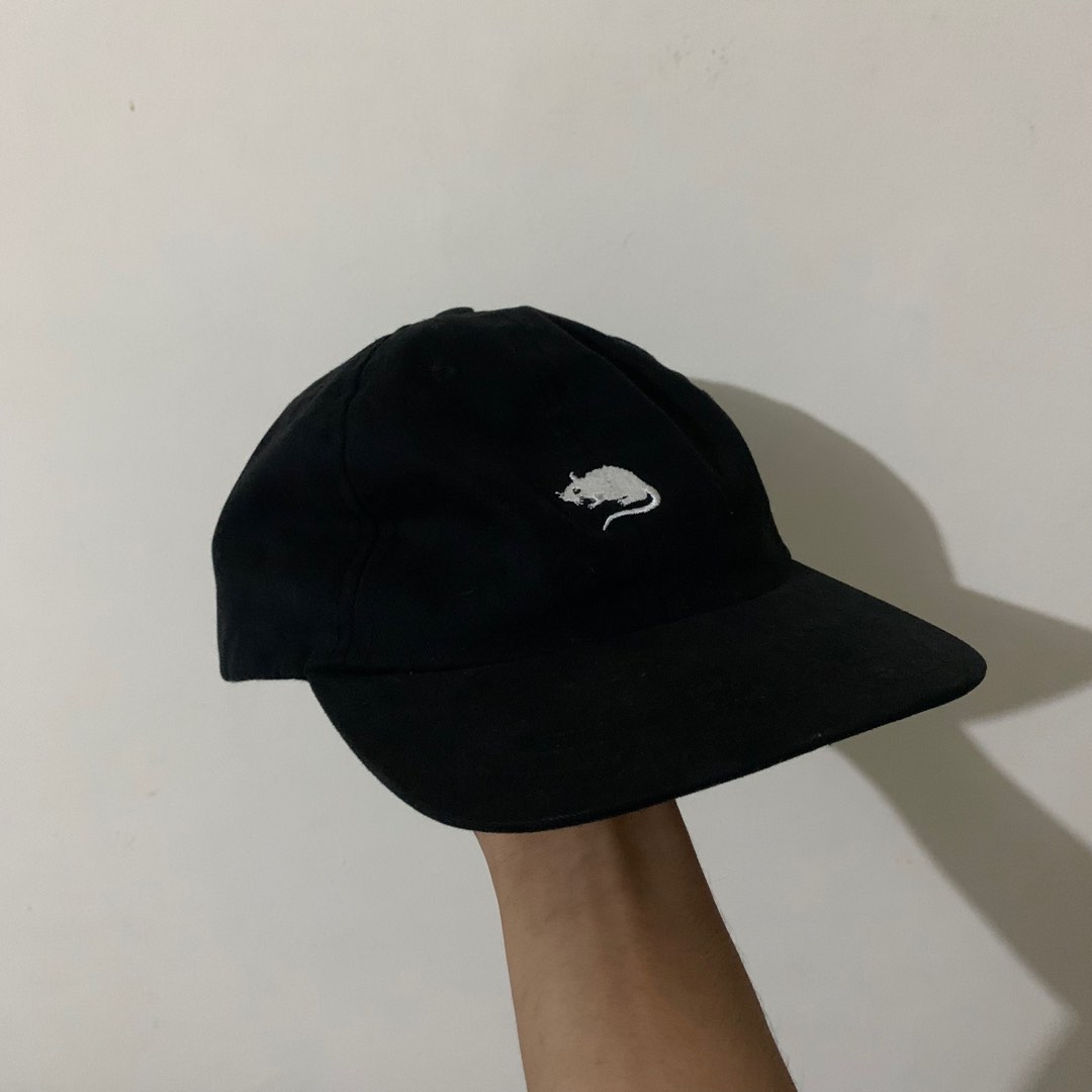 Stray Rats Rat Logo Hat, Fesyen Pria, Aksesoris, Topi di Carousell