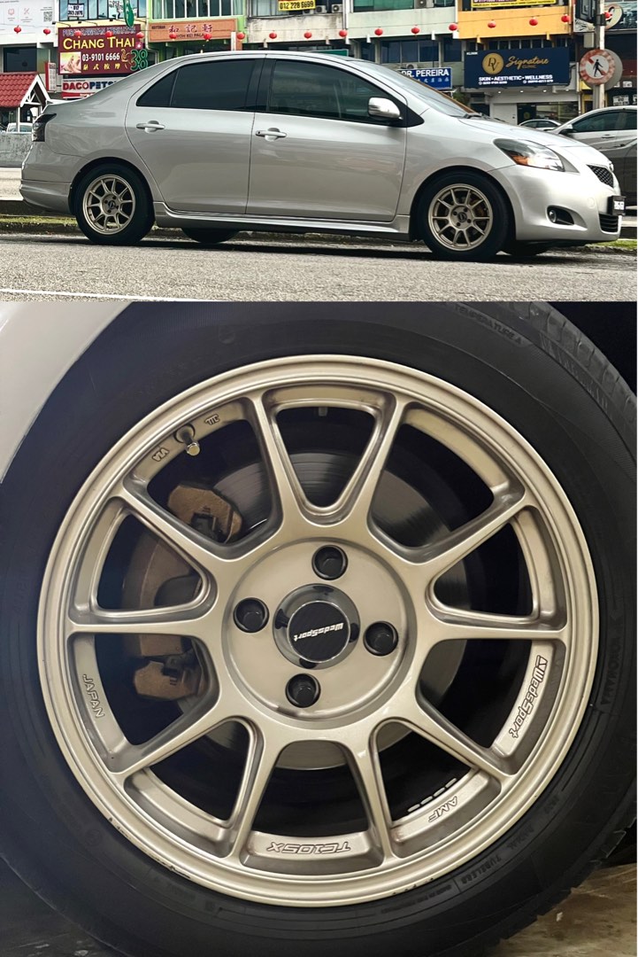 Swap Rim Sama Suka — 15” Wedssport TC105X Titan, Auto Accessories on Carousell