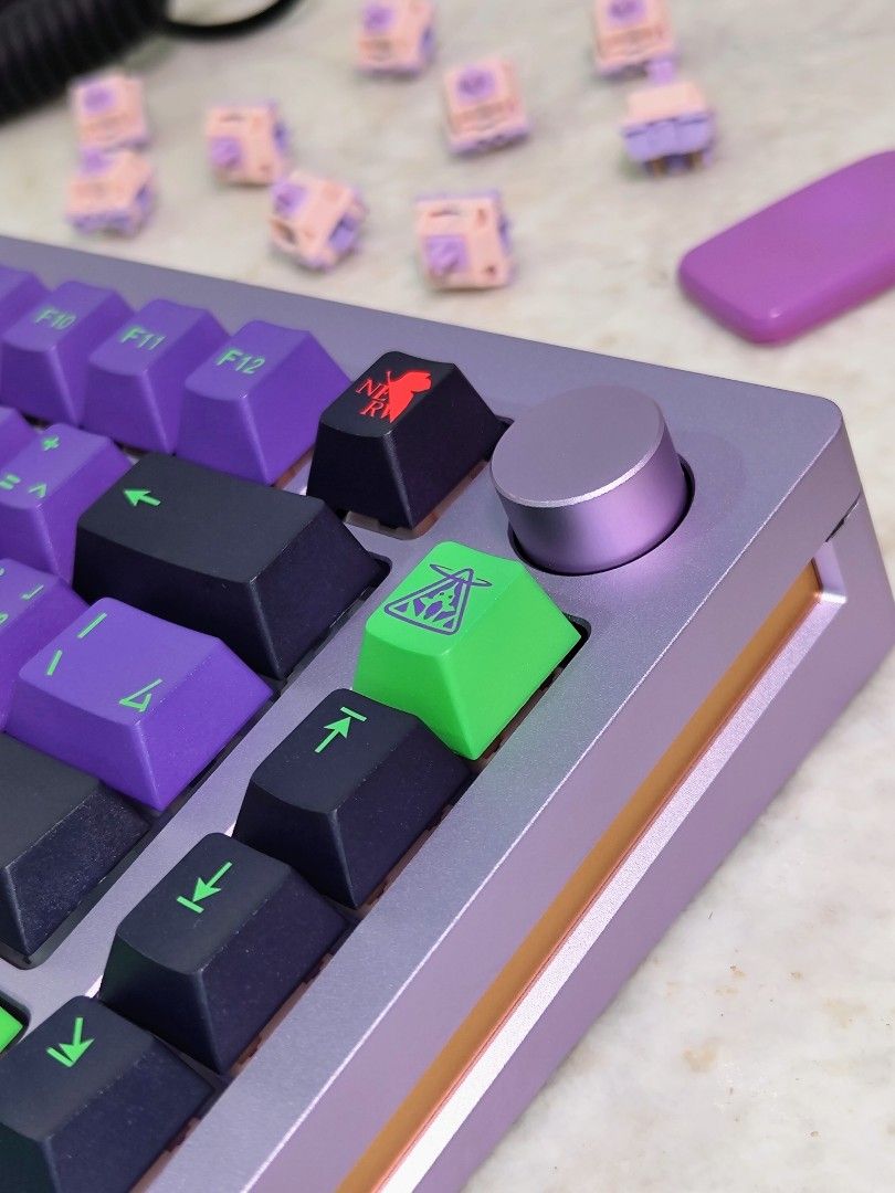 [THOCKY - EVA 01 82] | 75% Custom Aluminum mechanical / gaming Keyboard ...
