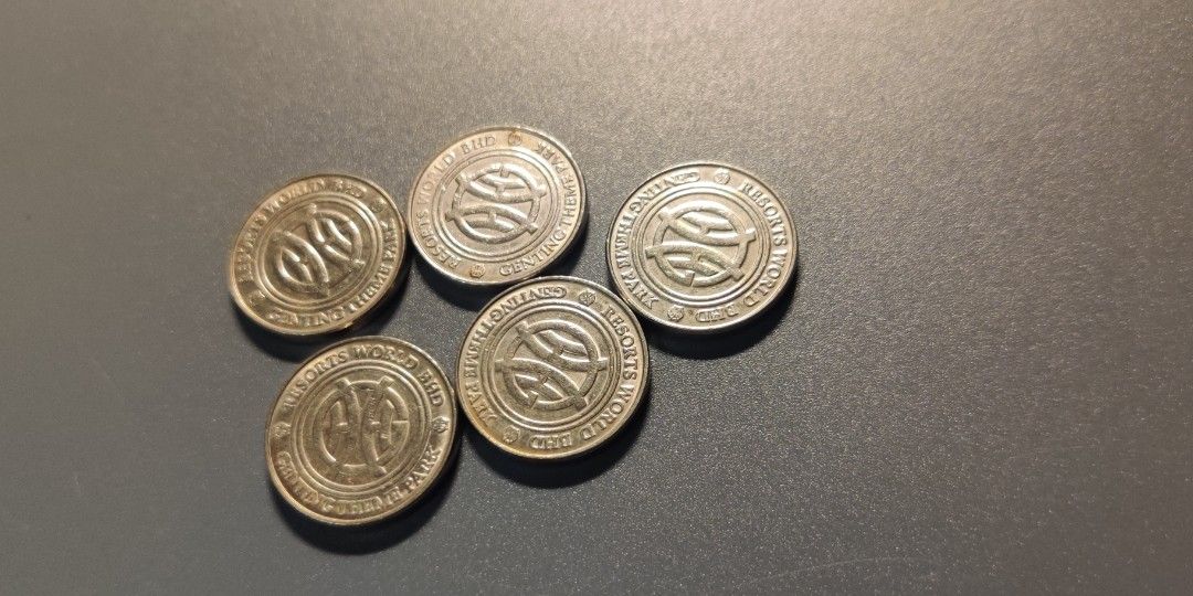 Token Coin Genting Amusement Theme Park x5, Hobbies & Toys ...