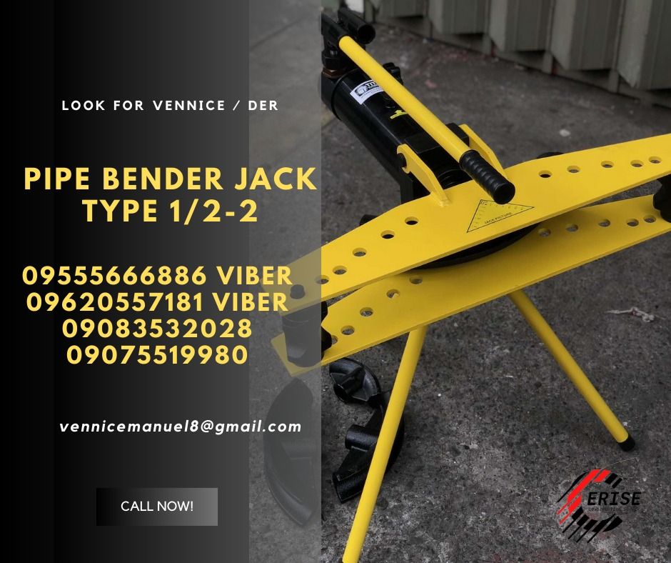 Tripod Pipe bender TITAN 1/2-2, Commercial & Industrial, Construction ...