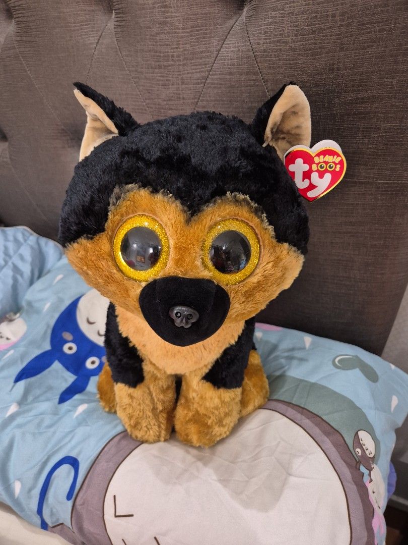 Ty German Shepherd soft toy, Hobbies & Toys, Toys & Games on Carousell