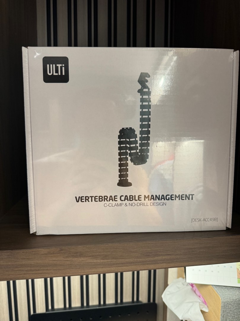 ULTI Clamp-on under desk cable management spine, Computers & Tech ...