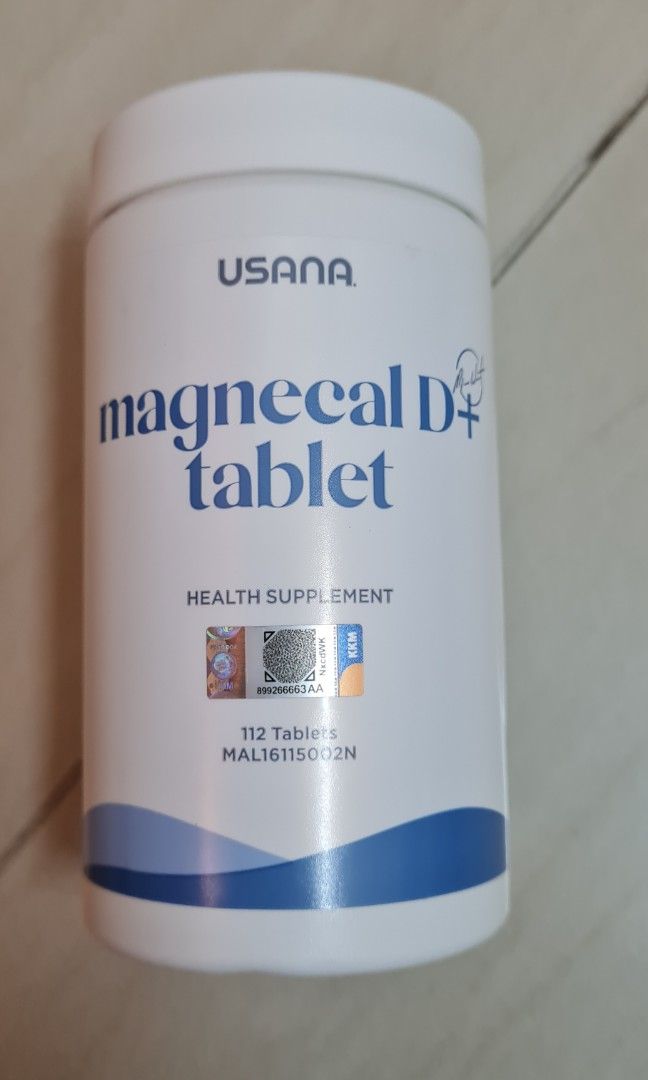 Usana Magnecal D+ Table, Health & Nutrition, Health Supplements ...