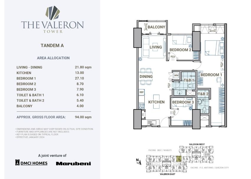 Valeron Tower DMCI Marubeni Joint Venture Preselling Along C5 Near ...