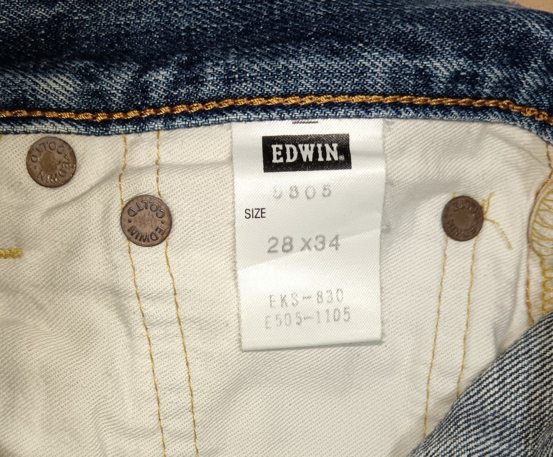 VINTAGE EDWIN 505 X SELVEDGE JEANS, Men's Fashion, Bottoms, Jeans on Carousell