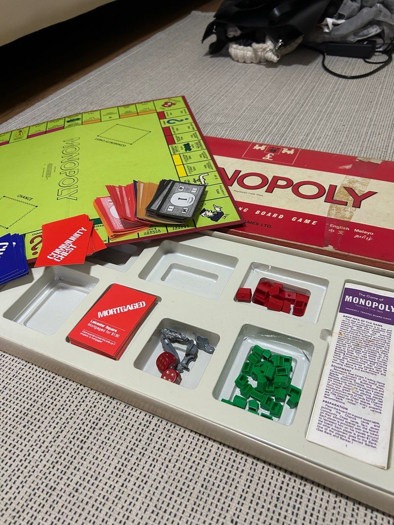 Vintage Monopoly Board Game 1970s, Hobbies & Toys, Toys & Games on ...
