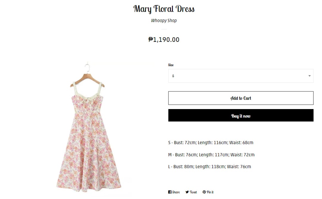 Whoopy Clothing Mary Floral Dress, Women's Fashion, Dresses & Sets ...
