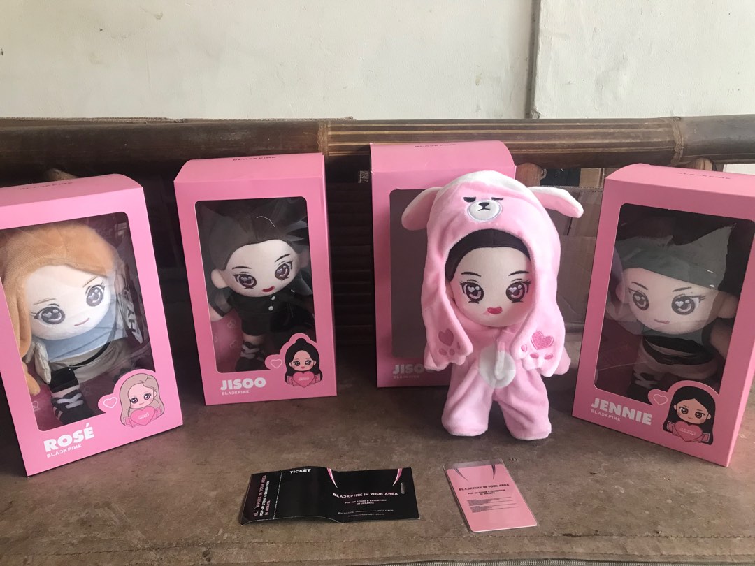 Wts plushdoll boneka blackpink jisoo , jennie , rose, Toys ...