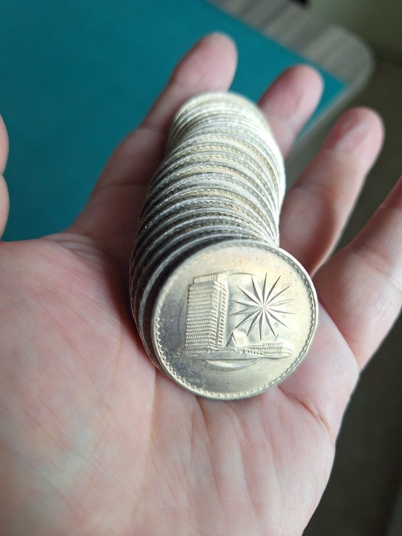 20x 1971 RM1 Malaysia currency 1st series one Ringgit old coins, World ...