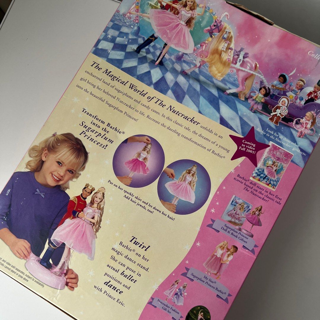 [稀有全新品] 芭比娃娃 Barbie in the Nutcracker Doll 2001 芭比與胡桃鉗的夢幻之旅 胡桃鉗 ...