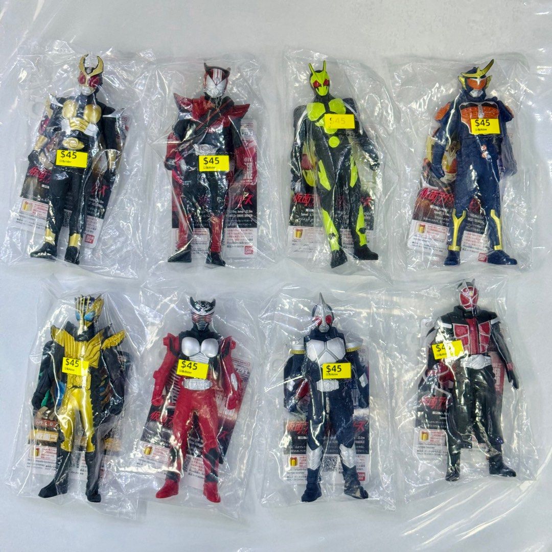 全新日版正貨 Bandai 幪面超人 拉打 Kamen rider sofubi 新1號 古迦 電王 Rider Black sun ...