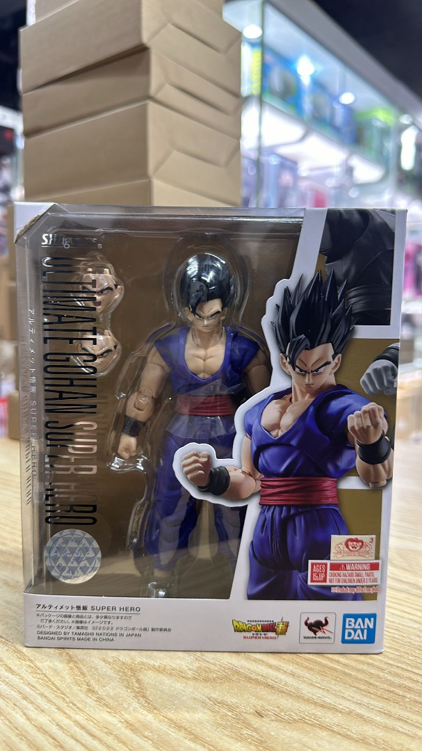 SOLD 全新 Bandai S.H.Figuarts Shf Ultimate Gohan Super Hero Dragon Ball ...