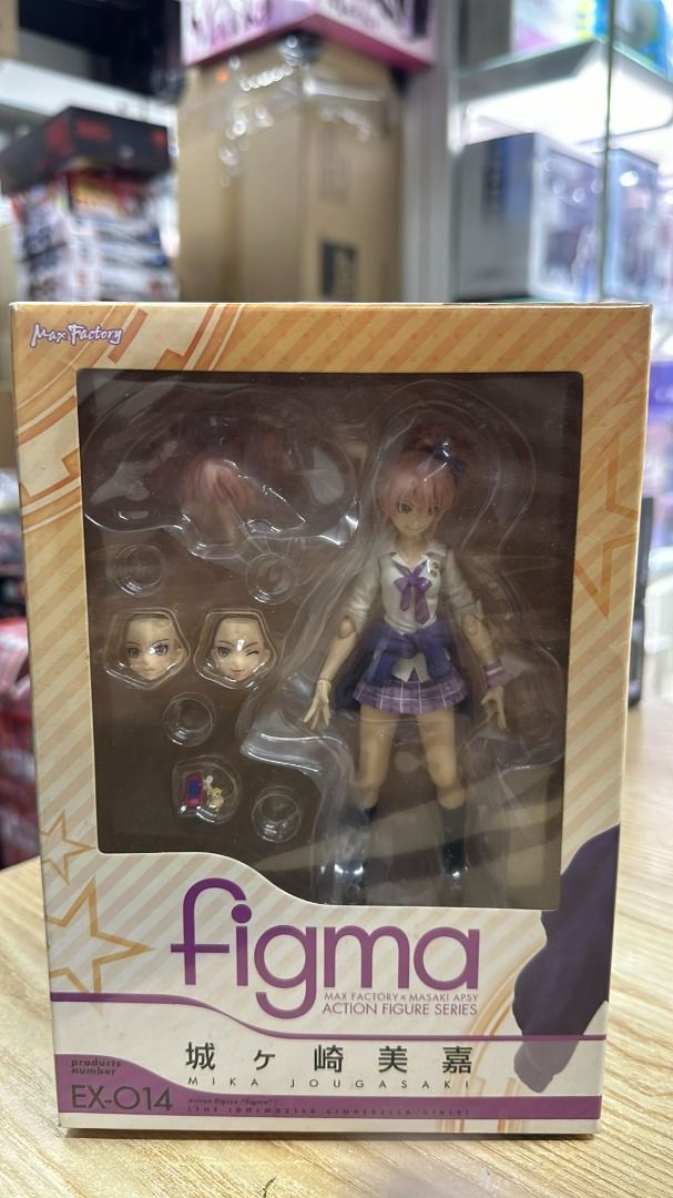 SOLD 全新 Max Factory Figma EX-014 Mika Jougasaki The Idol Master Cinderella Girls 偶像大師 崎美嘉, 興趣及遊戲 ...