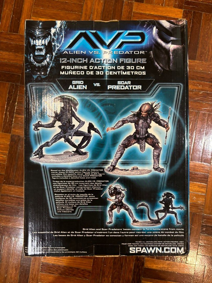 Alien vs Predator - Stealth Scar Predator (12 inch), Hobbies & Toys ...