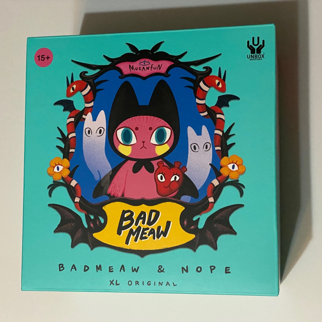 Badmeaw XL & Nope by Mueanfun Sapanake / unbox/蝙蝠貓, 興趣及遊戲, 玩具 & 遊戲類 ...