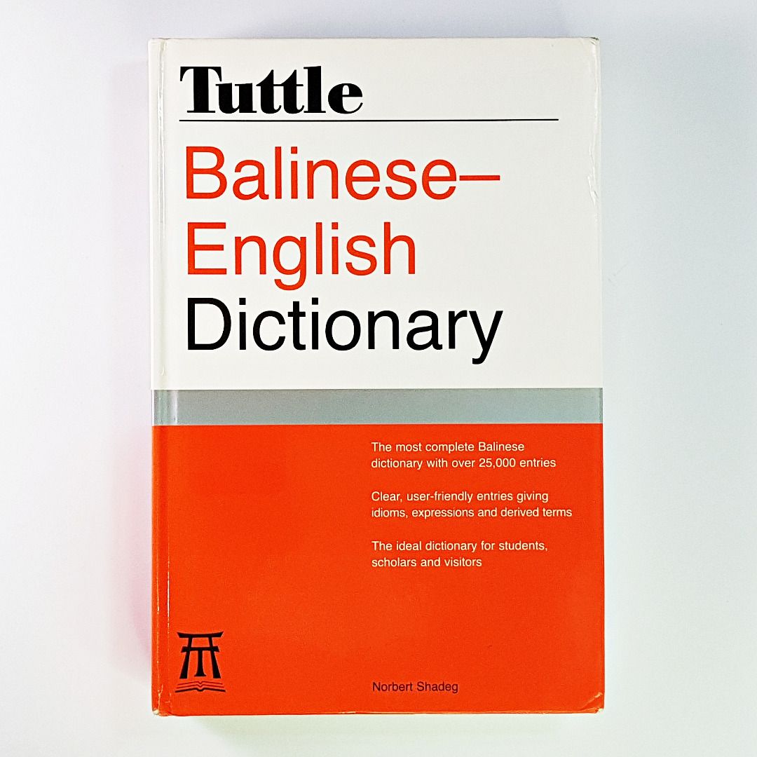 Balinese English Dictionary (Kamus Bahasa Bali Inggris), Buku & Alat ...