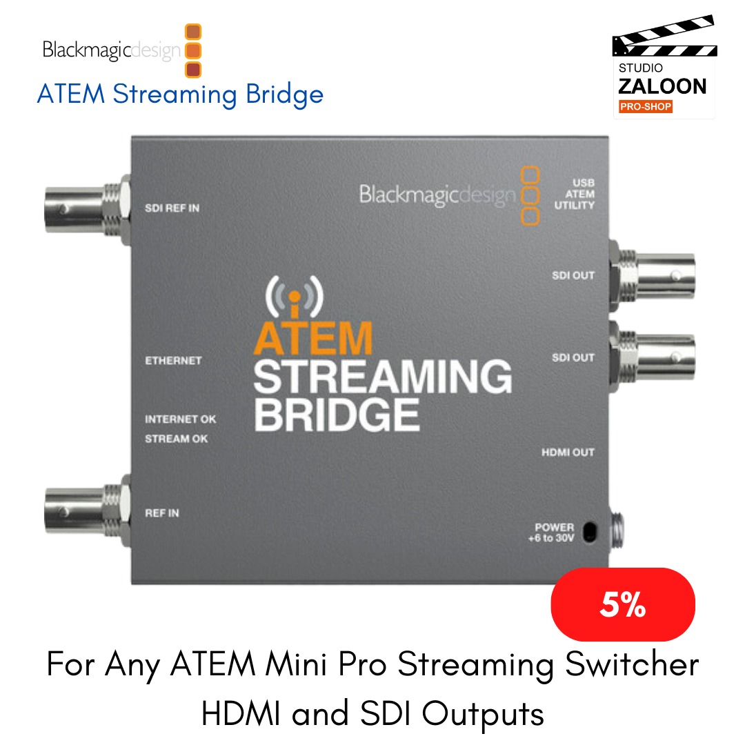 Blackmagic Design ATEM Streaming Bridge for ATEM Mini Pro Streaming ...