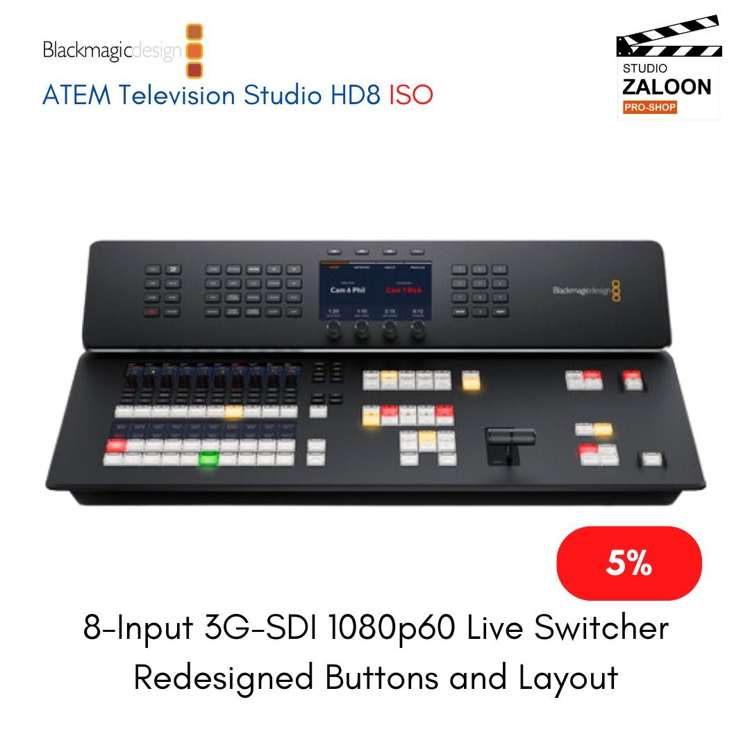 Blackmagic Design ATEM Television Studio HD8 ISO, Photography ...
