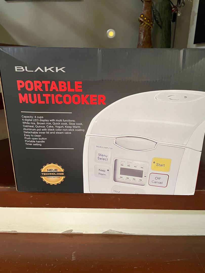 Blakk Portable Multicooker, Furniture & Home Living, Kitchenware ...